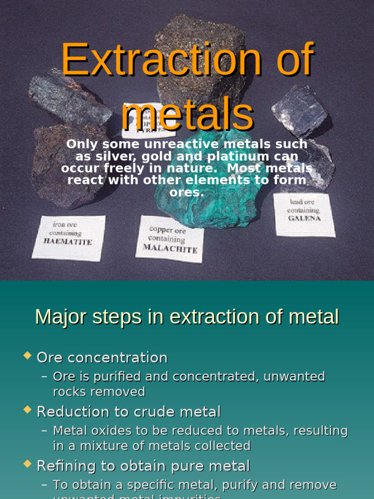 Extraction-Of-Iron and Al | PDF | Rust | Oxide