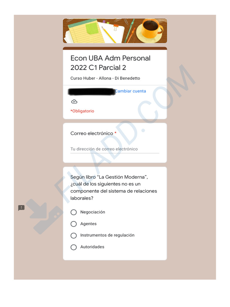 Econ UBA Adm Personal 2022 C1 Parcial 2 | PDF | Cerebro | Mente