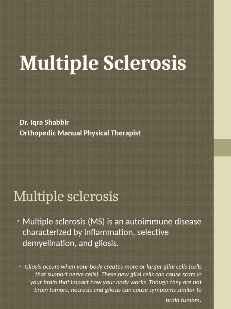 9 Multiple Sclerosis | PDF | Multiple Sclerosis | Clinical Medicine