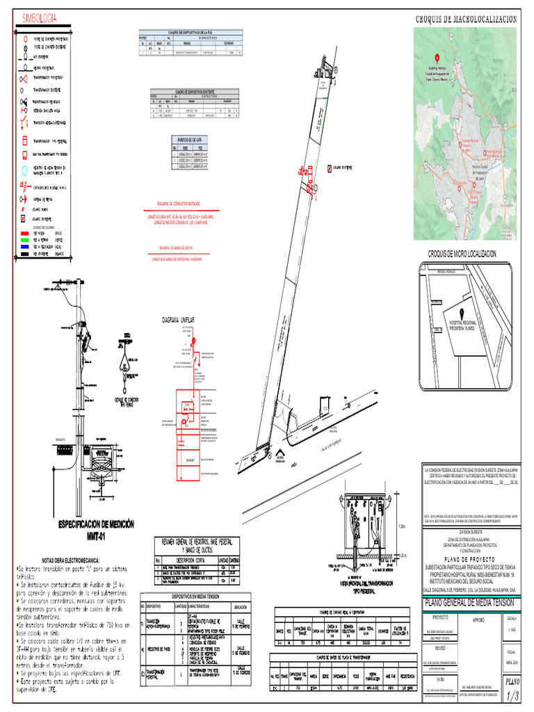Plano Red M.T. 1-1 | PDF | Ingeniería Electrónica | Bienes manufacturados