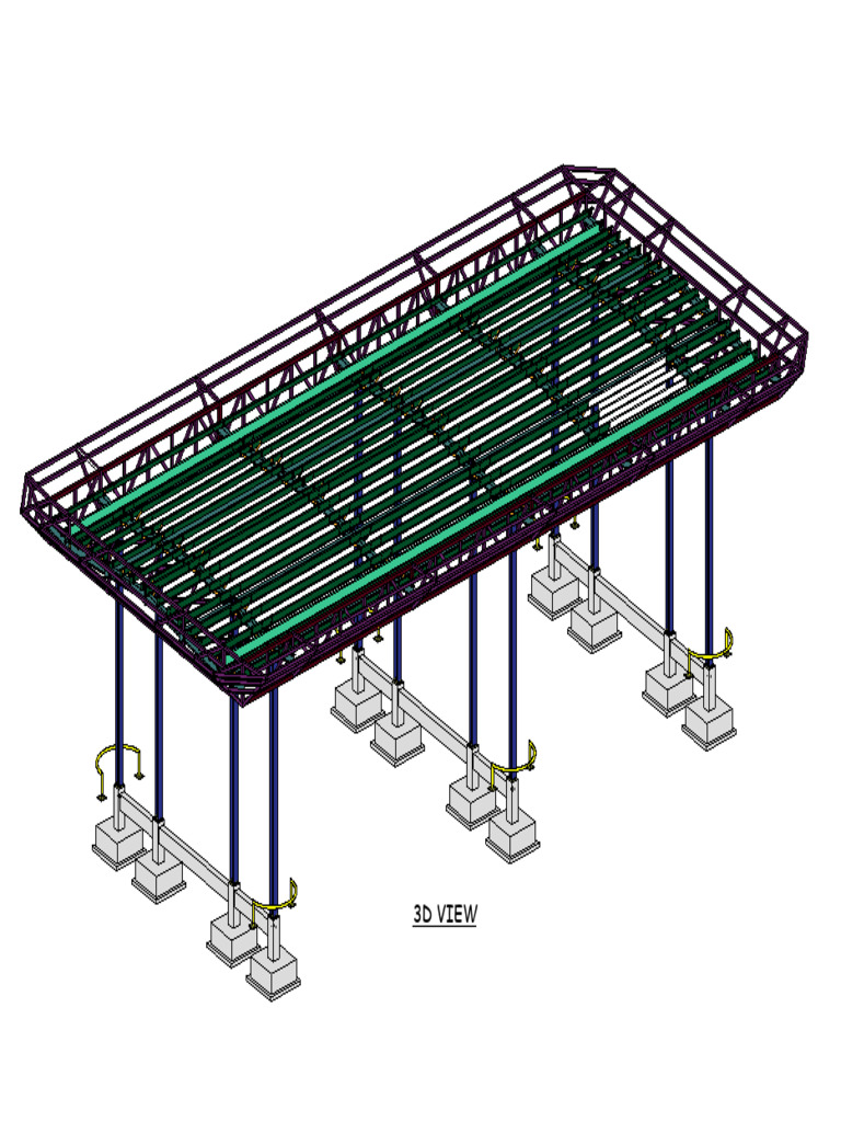 3D View | PDF | Structural Steel | Welding