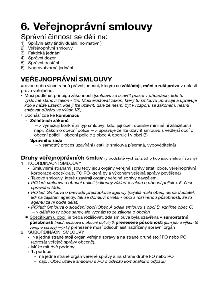 Verejnopravni Smlouvy (Vsfs - matros.cz-PI2C5) | PDF