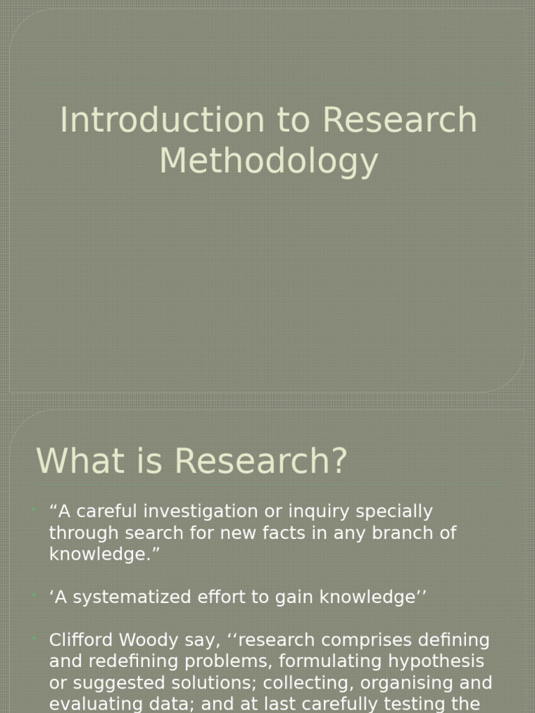 Research Fundamentals Overview | PDF | Theory | Scientific Method