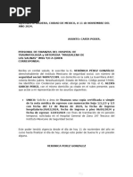 Carta Poder Simple Para Tramites IMSS | PDF