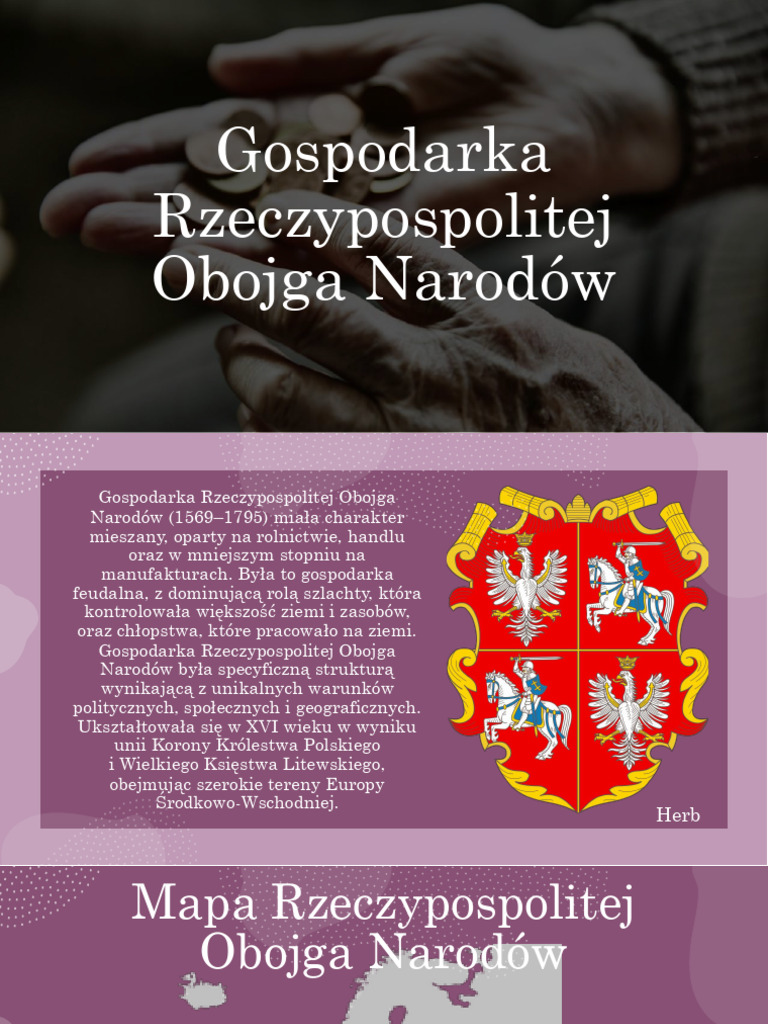 Gospodarka Rzeczypospolitej Obojga Narodów | PDF