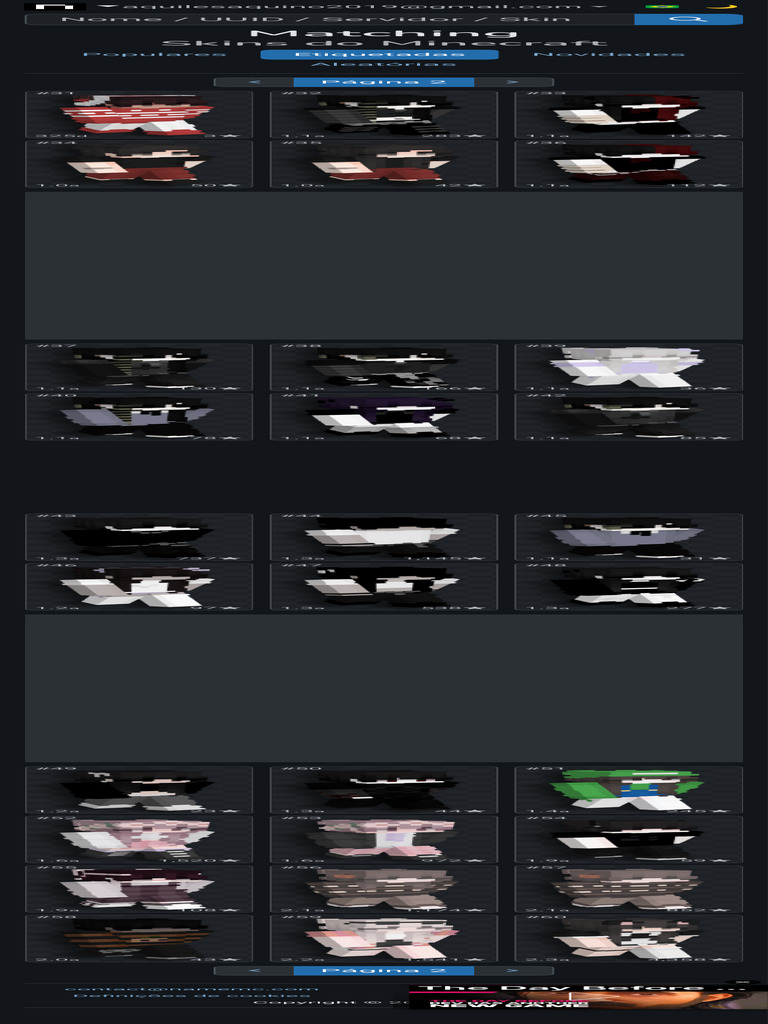 Matching Skins Do Minecraft The Best Collection of Skins NameMC | PDF