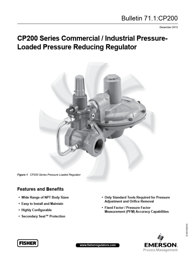 Fisher CP200 | PDF | Valve | Gas Technologies