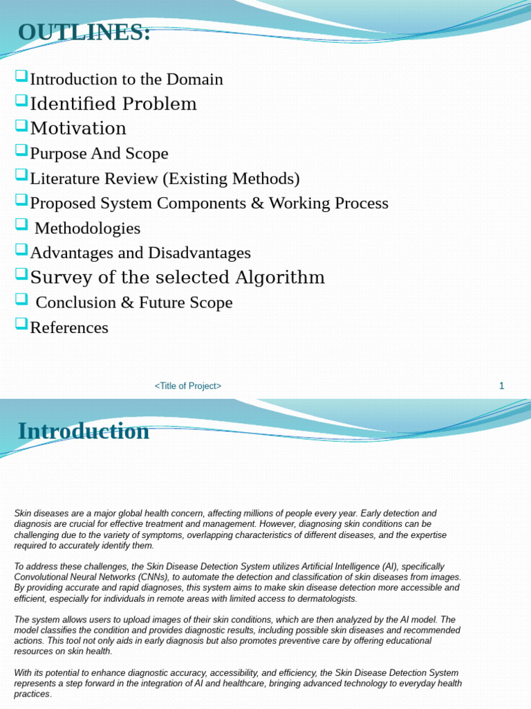 Skin Disease Detection System Pdf Medical Diagnosis Artificial Intelligence
