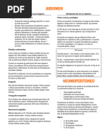 Signos de neumoperitoneo en radiografías | PDF | Abdomen | Hígado