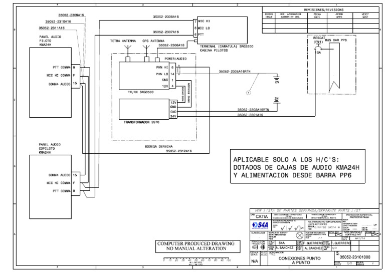 35052-23101000 Conexiones Punto A Punto Hoja5 Ed1 | PDF