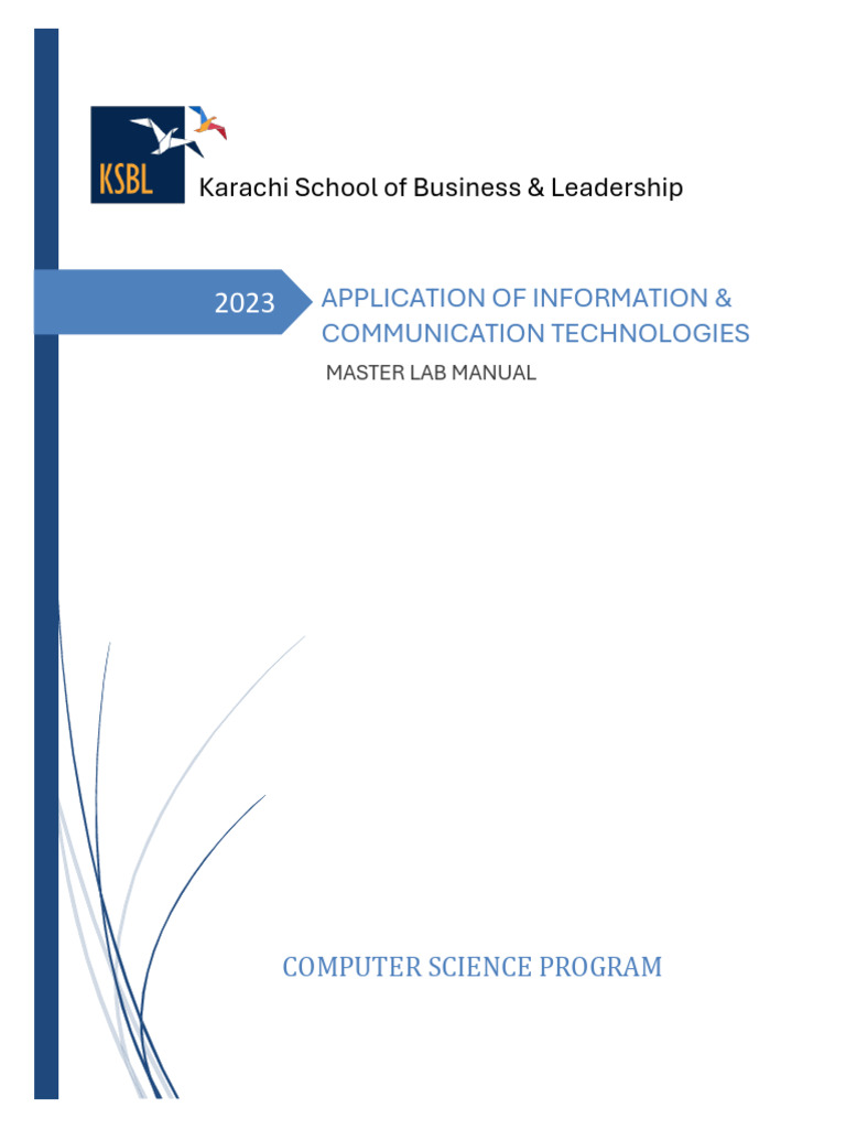 AICT Master Lab Manual | PDF | Microsoft Word | Window (Computing)
