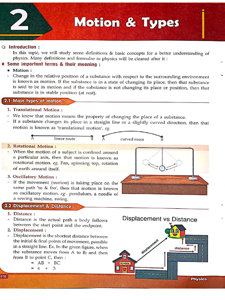 Motion and Its Types | PDF