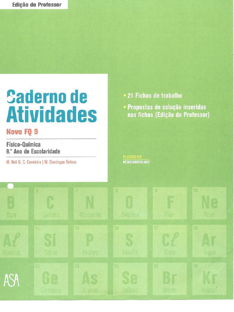 Toaz - Info Novo FQ 9 Caderno de Atividadespdf PR | PDF
