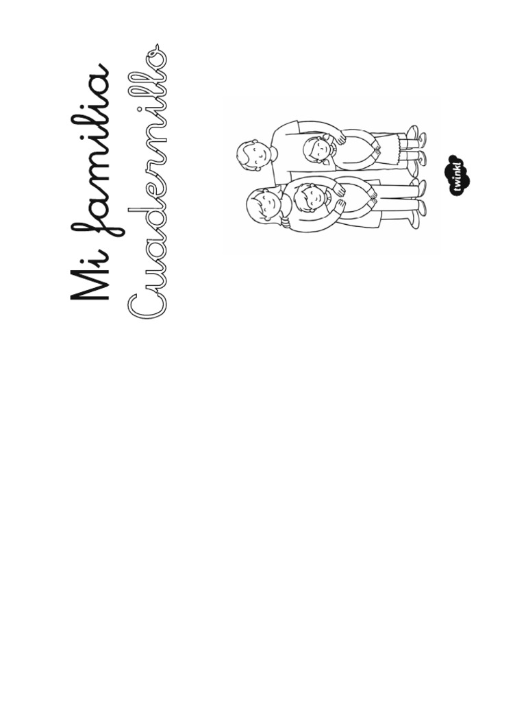 Cuadernillo Mi Familia | PDF | Artes del Lenguaje y Comunicación ...