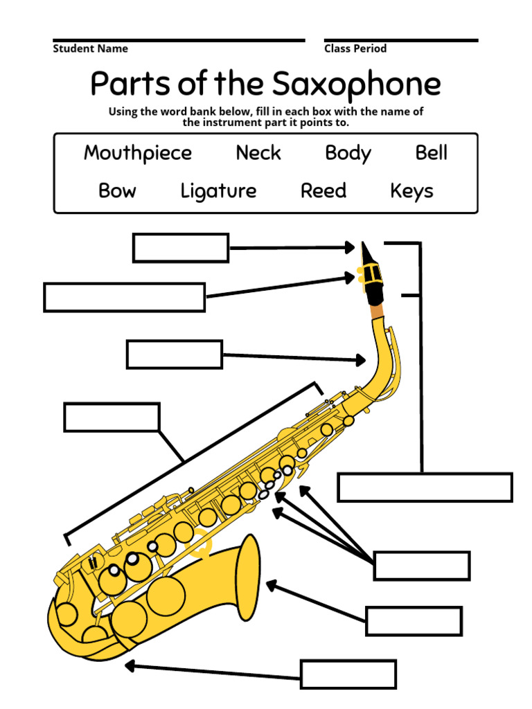 Instrument Parts Identification Worksheet | PDF | Foreign Language ...