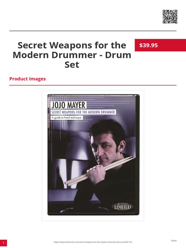 .Trashed-1732929152-Secret Weapons For The Modern Drummer Drum Set | PDF