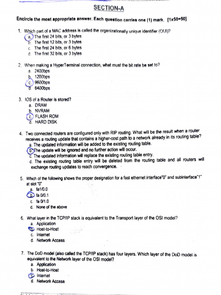 Networking Quiz: MAC, IP, and Routing | PDF | Ip Address | Computer Network
