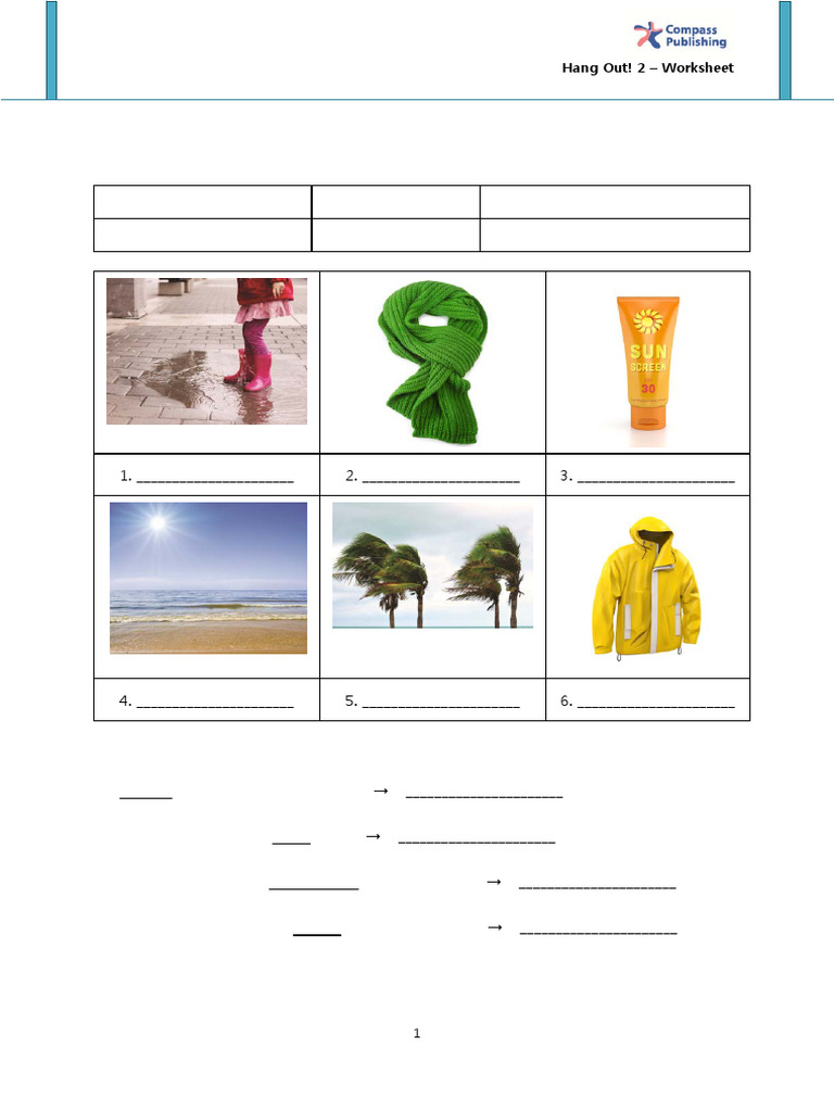 Hangout 2 - Worksheet - U6 | PDF