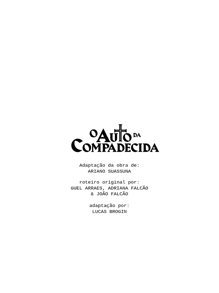 O Auto Da Compadecida | PDF | Diabo | Maria, mãe de Jesus