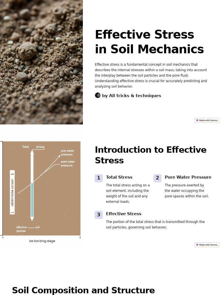 Understanding Effective Stress in Soil Mechanics | PDF | Soil Mechanics ...