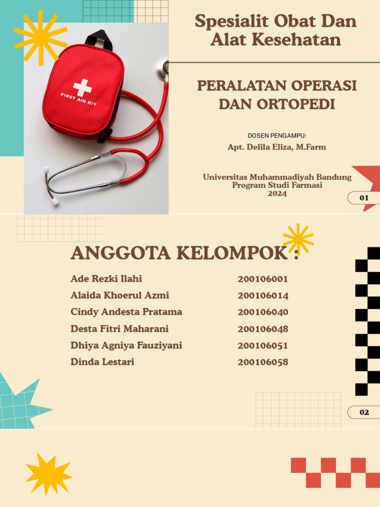 Alat Kesehatan untuk Operasi dan Ortopedi | PDF
