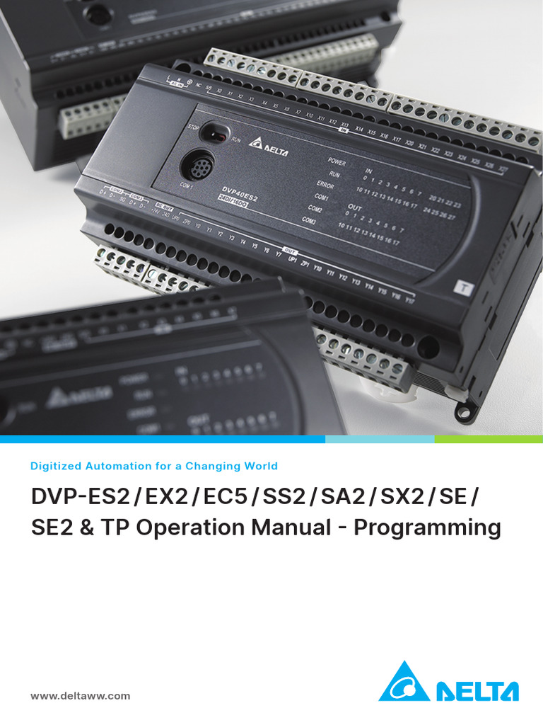 Delta Ia PLC DVP Es2 Ex2 Ec5 Ss2 Sa2 Sx2 Se Se2 TP PM en 20241031 | PDF ...