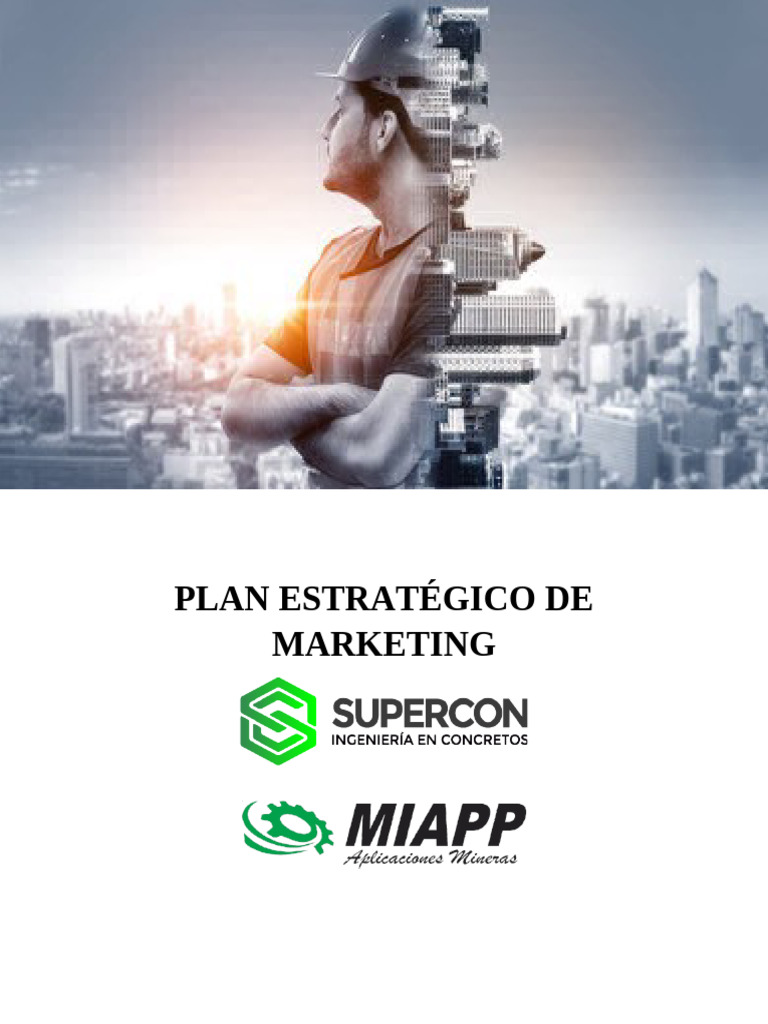 Plan Estratégico de Marketing - Miapp y Supercon | PDF | Marketing | Mercado (economía)