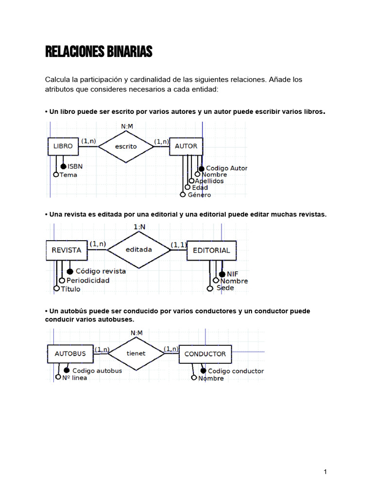 Relaciones Binarias | PDF