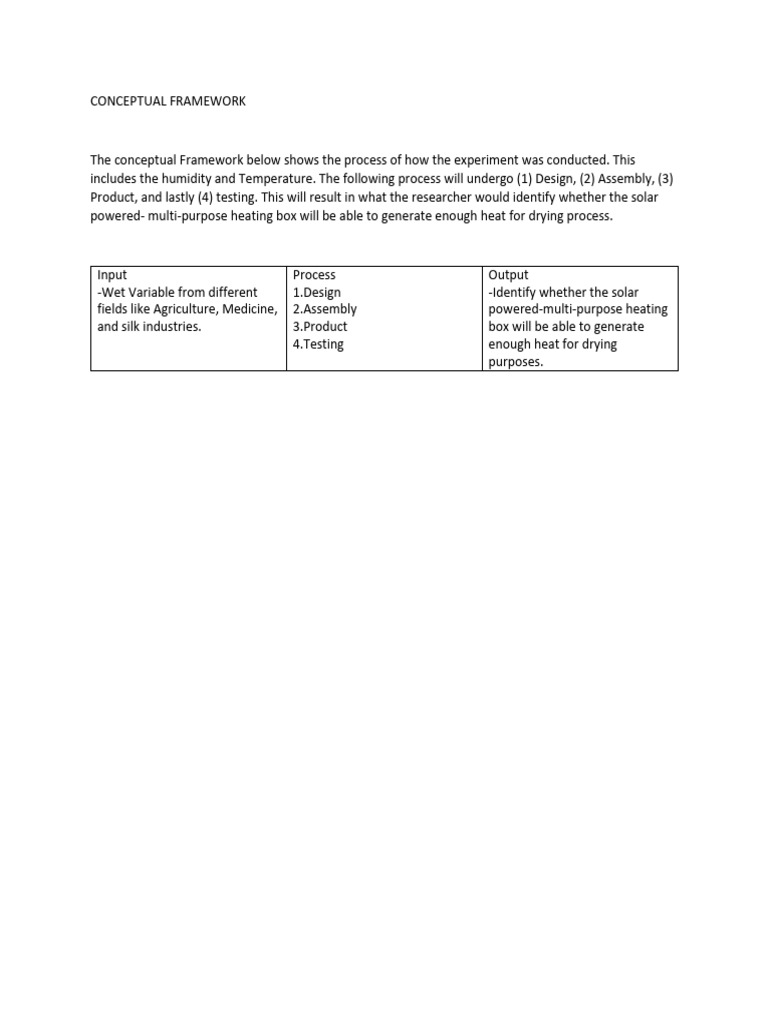 Conceptual Framework | PDF | Computers | Technology & Engineering