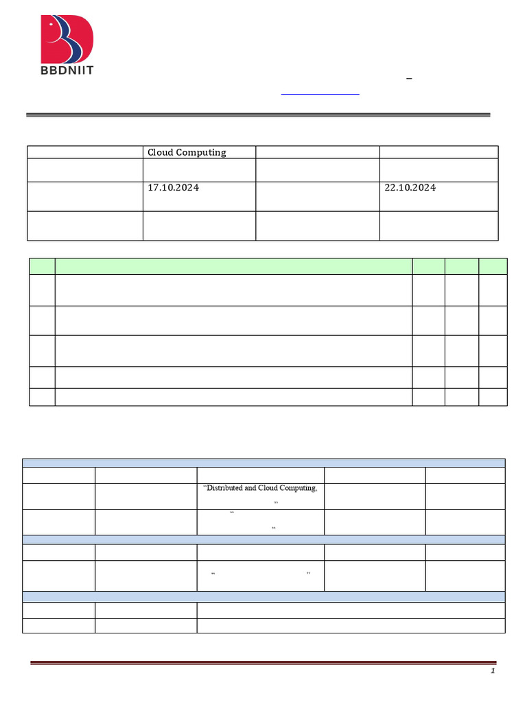 Cloud Computing - KCS713 - Assignment | PDF | Computer Architecture | Computer Engineering