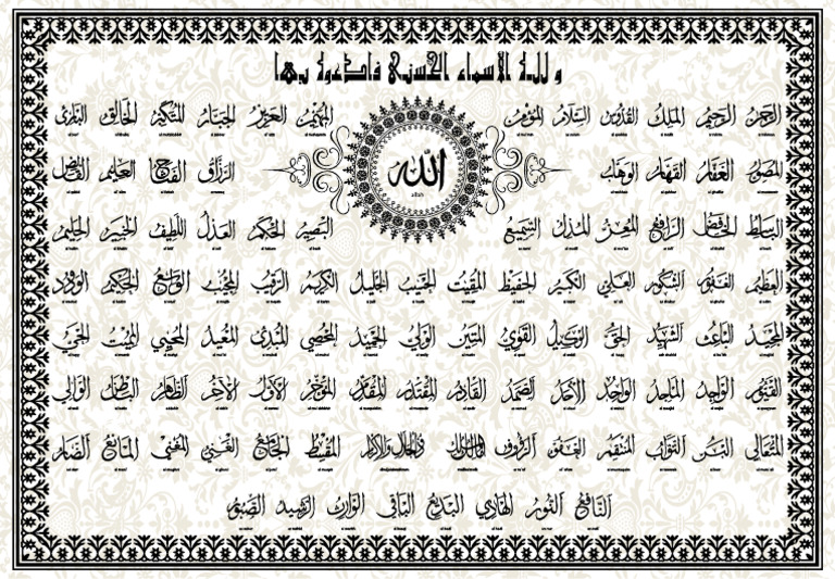 99 Names of Allah | PDF