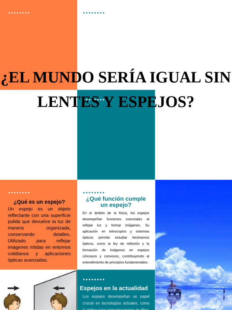 Espejos Planos y Esfericos | PDF | Espejo | Óptica