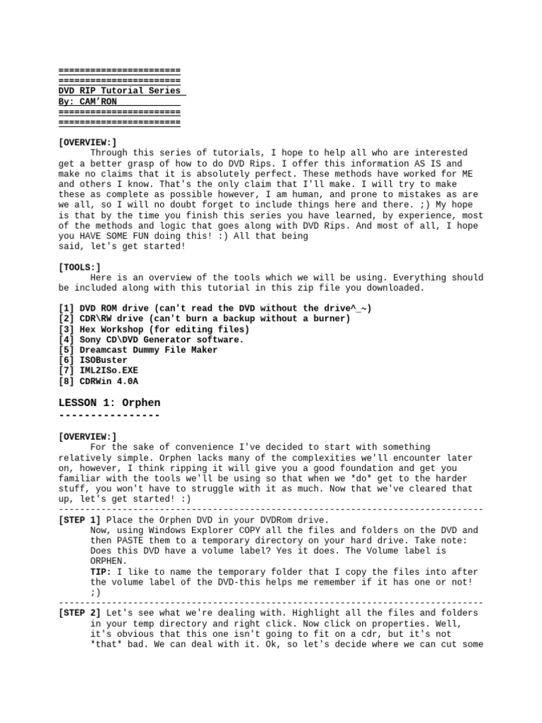PS2 DVDRIP Tutorial | PDF | Computer File | Directory (Computing) PS2 DVDRIP Tutorial | PDF | Computer File | Directory (Computing)
