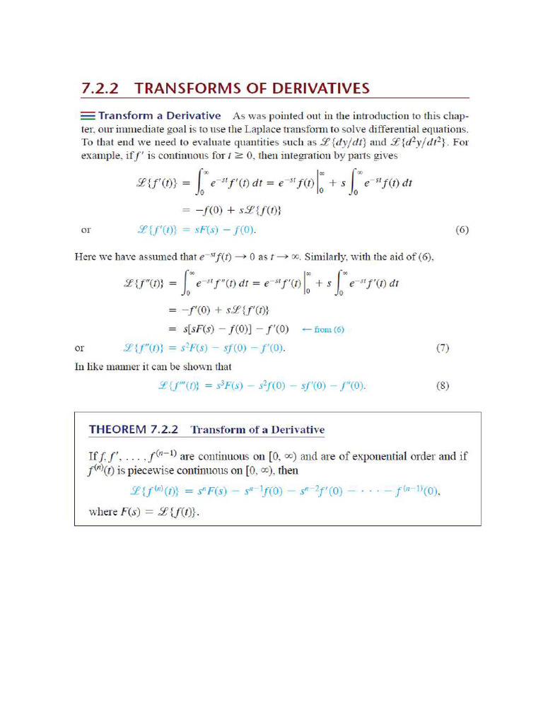 Solving IVPs Using Laplace Transform | PDF Solving IVPs Using Laplace Transform | PDF