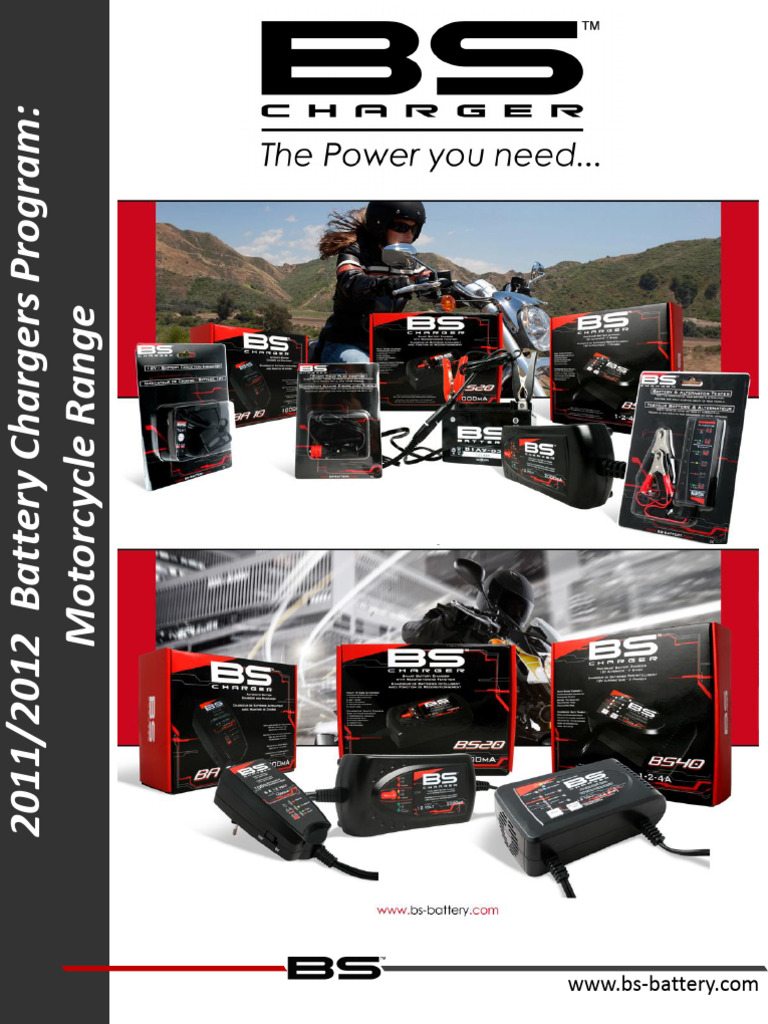 BS Chargers Program-Motorcycle Range | PDF | Battery Charger | Electric ...