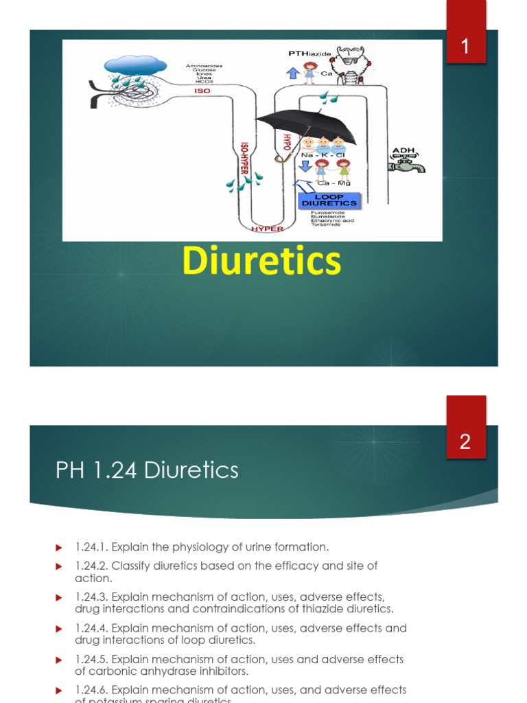 Diuretics | PDF | Medical Specialties