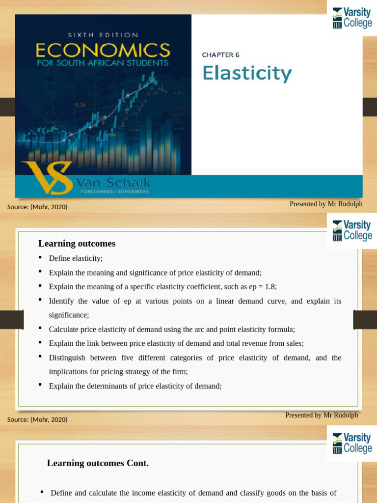 Economics Students: Elasticity Basics | PDF | Elasticity (Economics) | Demand