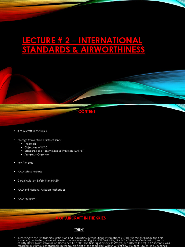 International Standards and Airworthiness | PDF | Aviation Safety ...