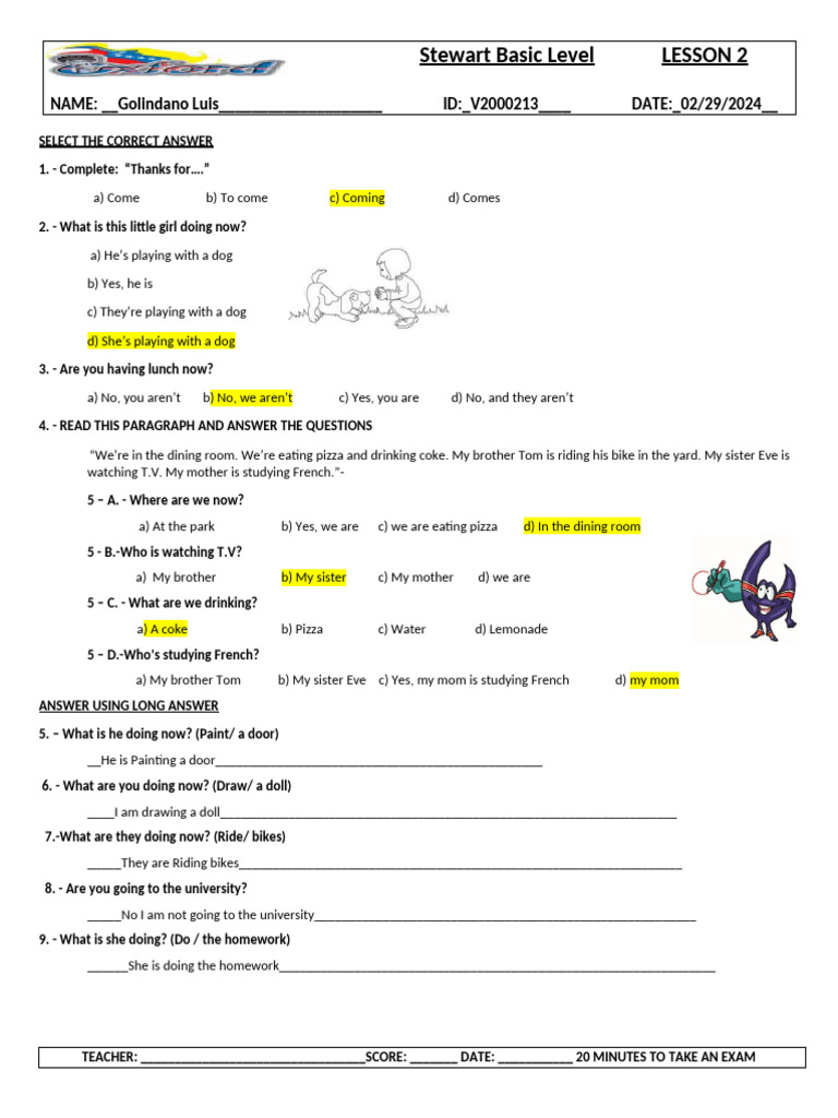 Lesson 2REV 1 | PDF | Language Arts & Discipline