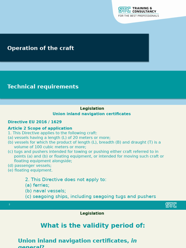Technical Equipment | PDF | Ships | Water Transport