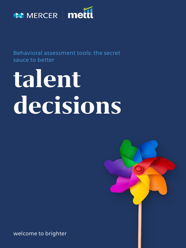 Behavioral Assessments Tools The Secret Sauce To Better Talent ...