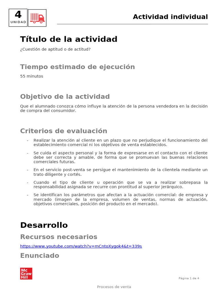 U04 Ain | PDF | Business | Cliente