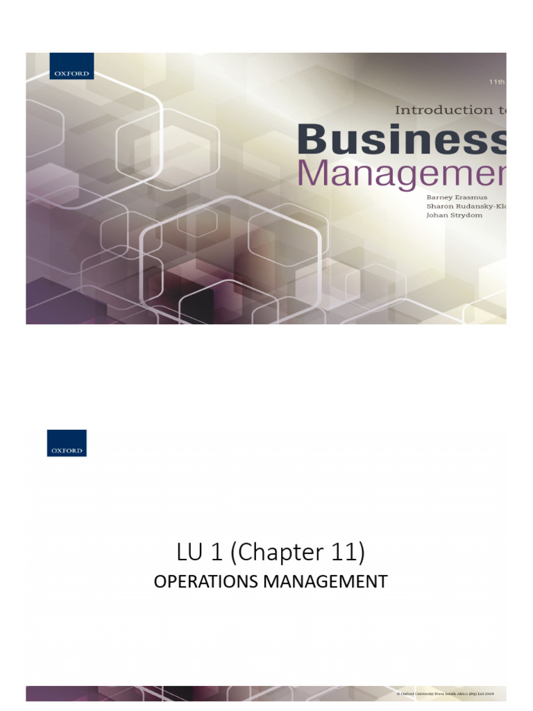 BMNG 5112 Week 1 Lecture Slides | PDF