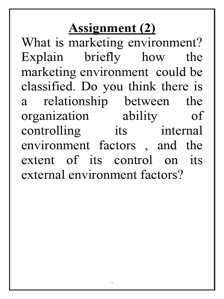 Assignments 2 | PDF | Career & Growth