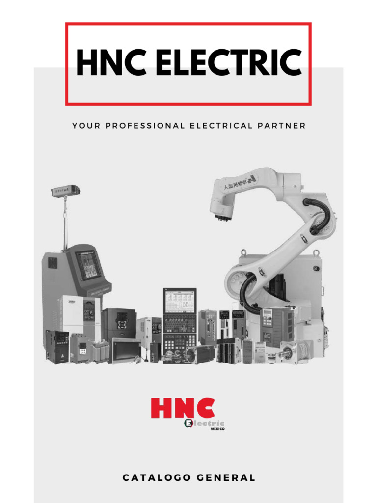 Catálogo HNC Electric: Automatización y Robótica | PDF | Informática | Tecnología