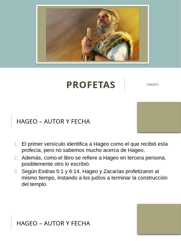 Aula 13-Hageo | PDF | Templo en jerusalén | Creencia religiosa y doctrina