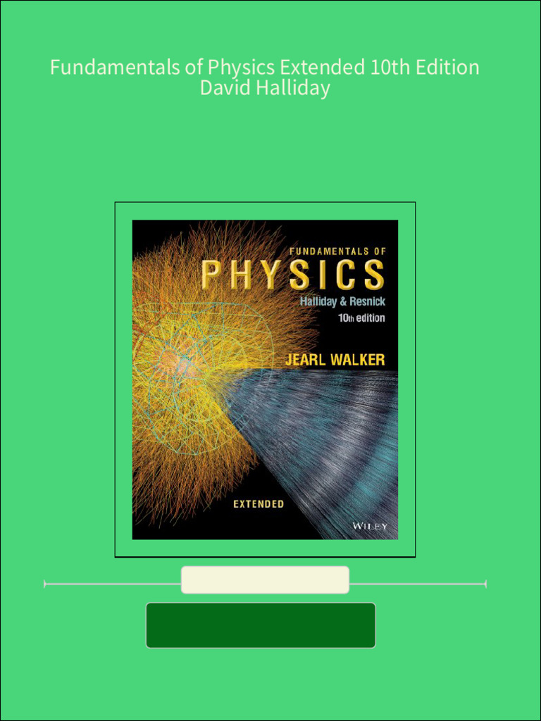 Fundamentals of Physics Extended 10th Edition David Halliday | PDF | Collision | Force
