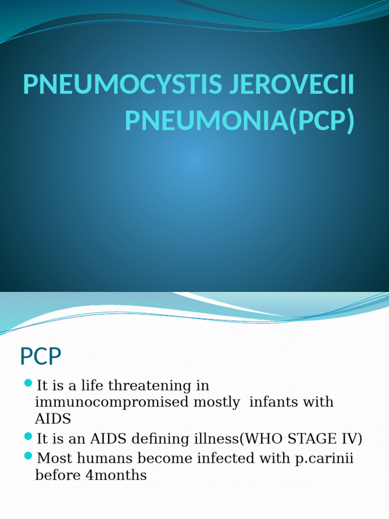 PNEUMOCYSTIS_JEROVECII_PNEUMONIA(PCP) | PDF