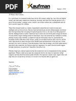 Nsfas Propensity Letter Confirming That The Student Will Complete | PDF