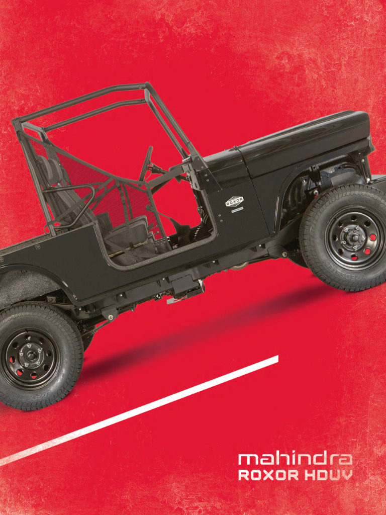 ROXOR Brochure 2023 05 02 | PDF | Axle | Brake